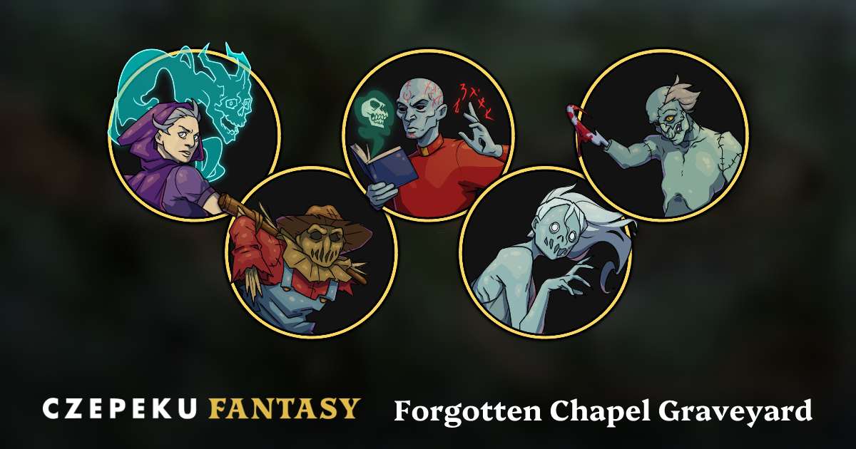 Forgotten Chapel Graveyard Token Pack | Hand-Drawn Fantasy RPG Tokens ...