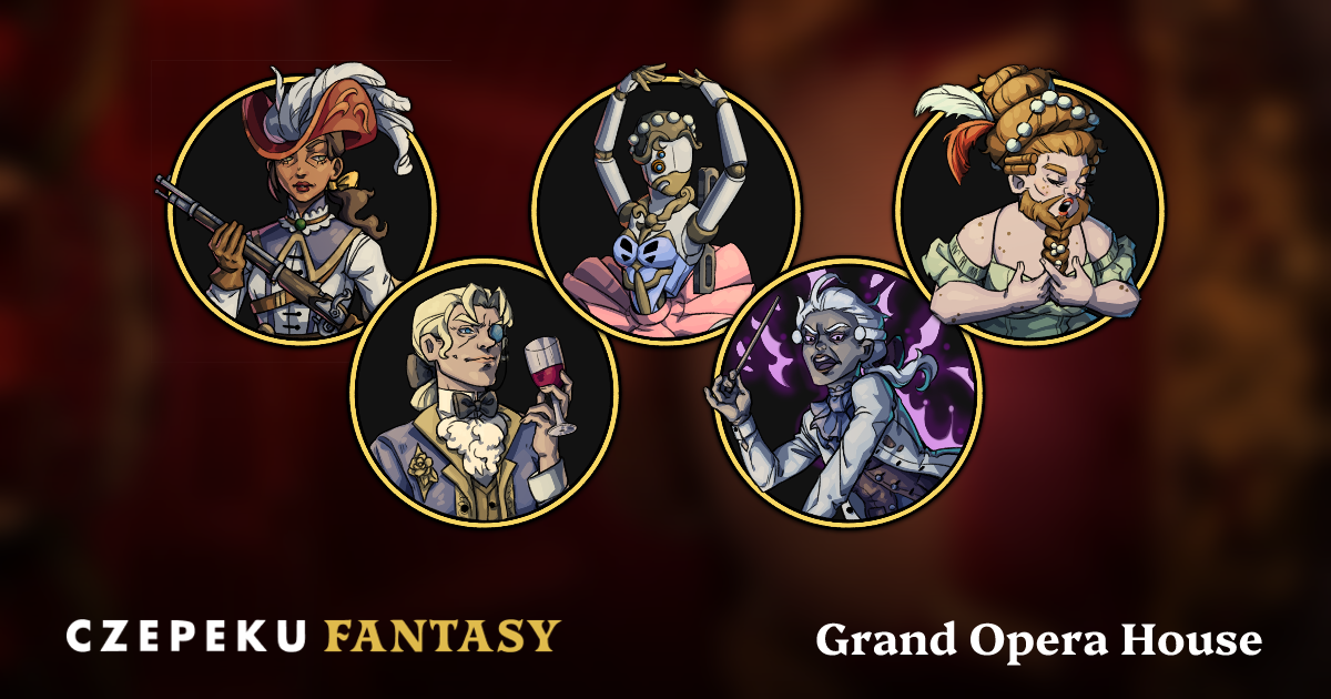 Grand Opera House Token Pack | Hand-Drawn Fantasy RPG Tokens by Czepeku