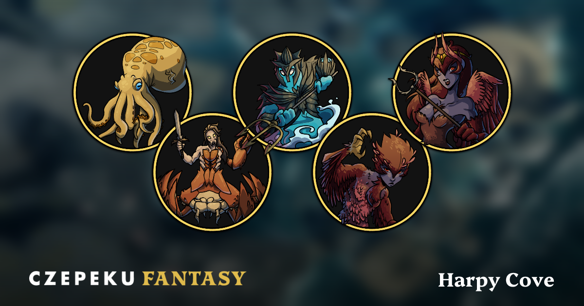 Harpy Cove Token Pack | Hand-Drawn Fantasy RPG Tokens by Czepeku