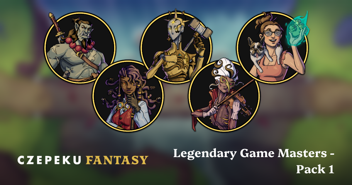 Legendary Game Masters - Pack 1 Token Pack | Hand-Drawn Fantasy RPG ...
