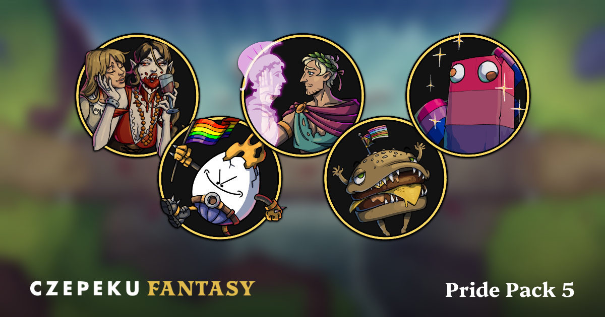 Pride Pack 5 Token Pack | Hand-Drawn Fantasy RPG Tokens by Czepeku