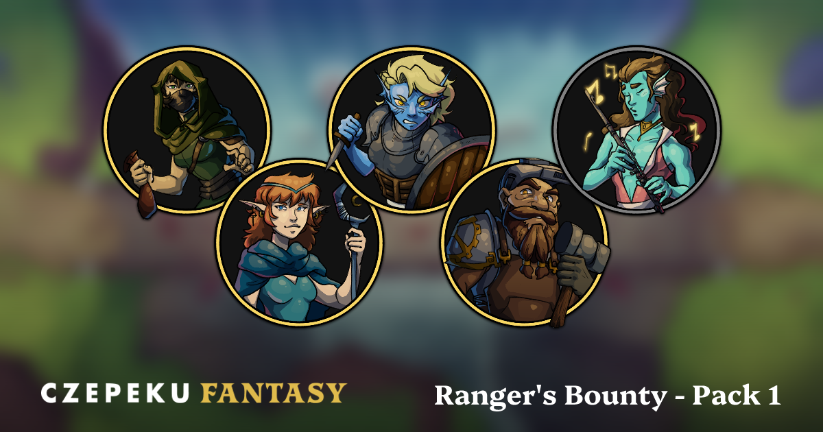Ranger's Bounty - Pack 1 Token Pack | Hand-Drawn Fantasy RPG Tokens by ...