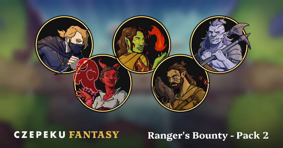 Ranger's Bounty - Pack 2 Token Pack | Hand-Drawn Fantasy RPG Tokens by ...