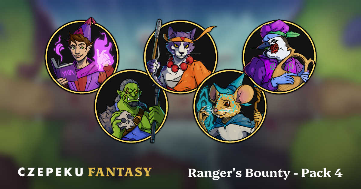Ranger's Bounty - Pack 4 Token Pack | Hand-Drawn Fantasy RPG Tokens by ...