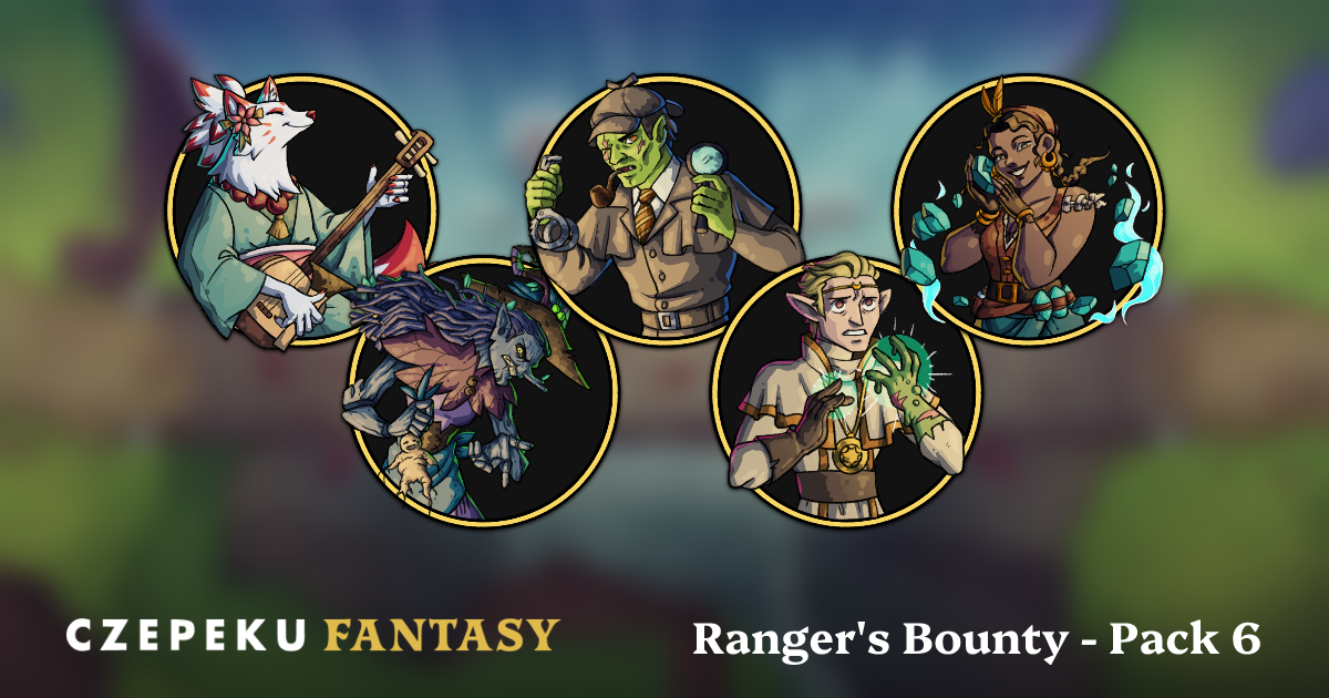Ranger's Bounty - Pack 6 Token Pack | Hand-Drawn Fantasy RPG Tokens by ...
