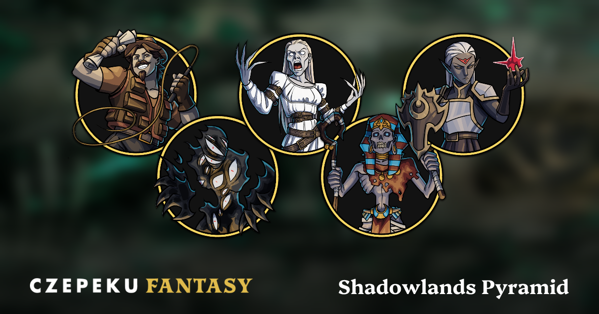 Shadowlands Pyramid Token Pack | Hand-Drawn Fantasy RPG Tokens by Czepeku