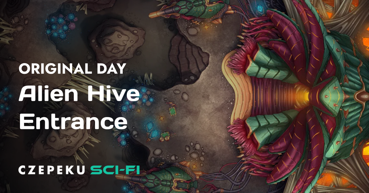 Alien Hive Entrance | Czepeku Sci-Fi Maps