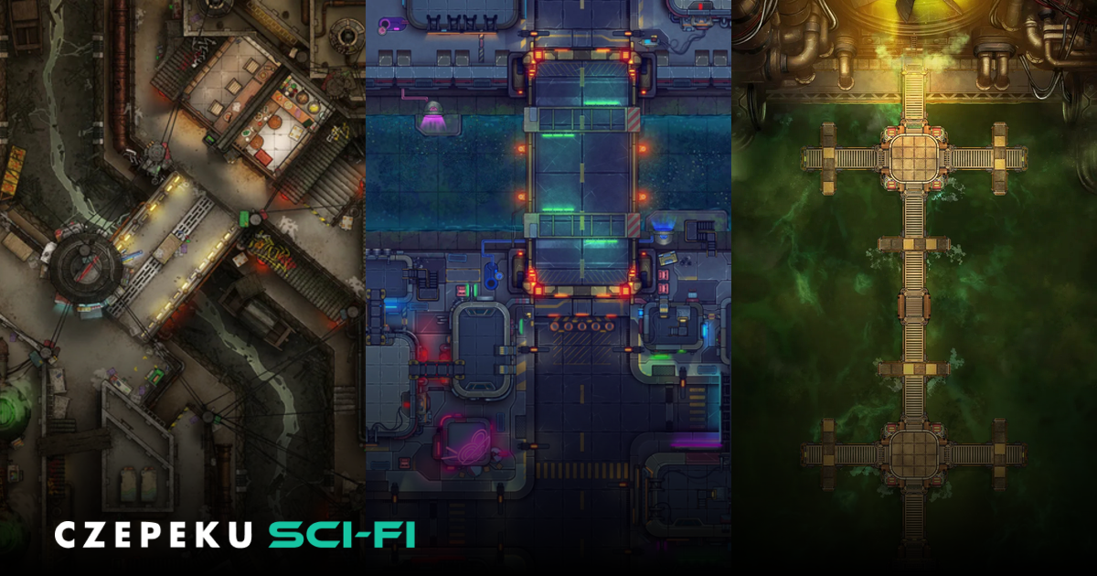 Czepeku Sci-Fi | Illustrated sci-fi maps