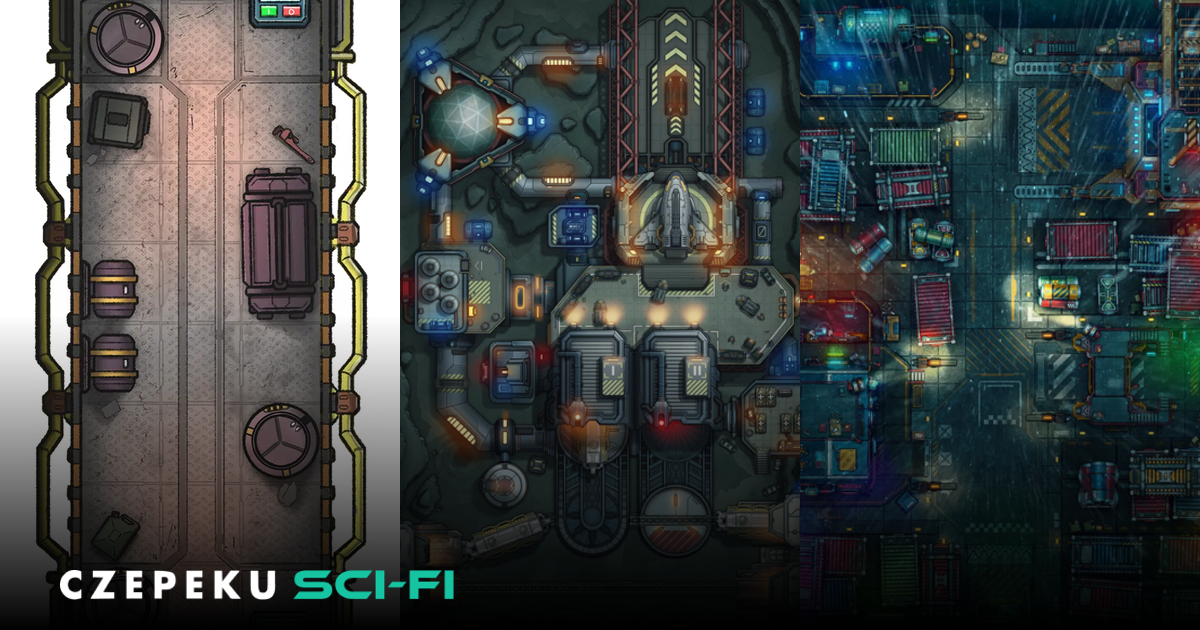 Czepeku Sci-Fi | Illustrated sci-fi maps