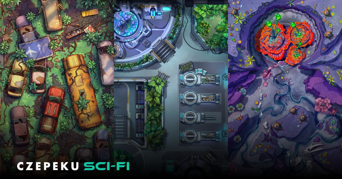 Czepeku Sci-Fi | Illustrated sci-fi maps