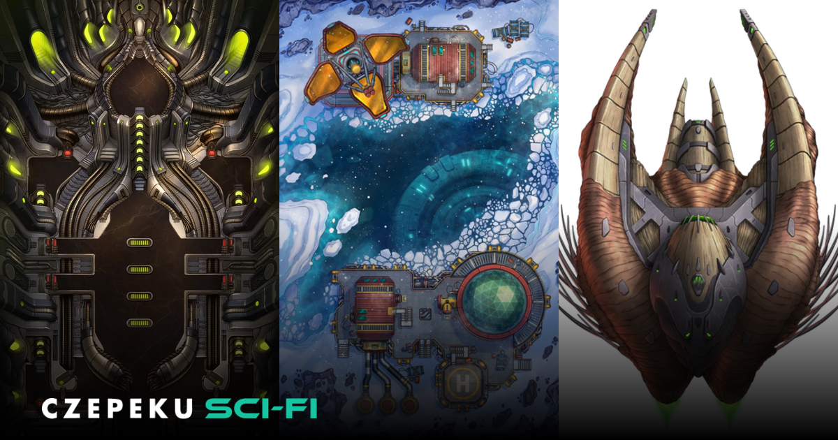 Czepeku Sci-Fi | Illustrated sci-fi maps