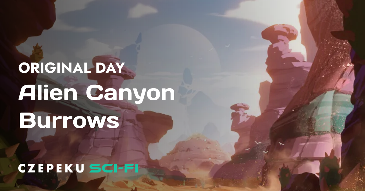 Alien Canyon Burrows | Czepeku Sci-Fi Scenes