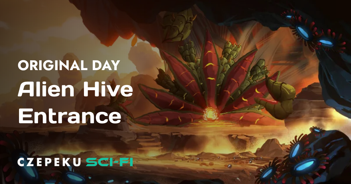 Alien Hive Entrance | Czepeku Sci-Fi Scenes
