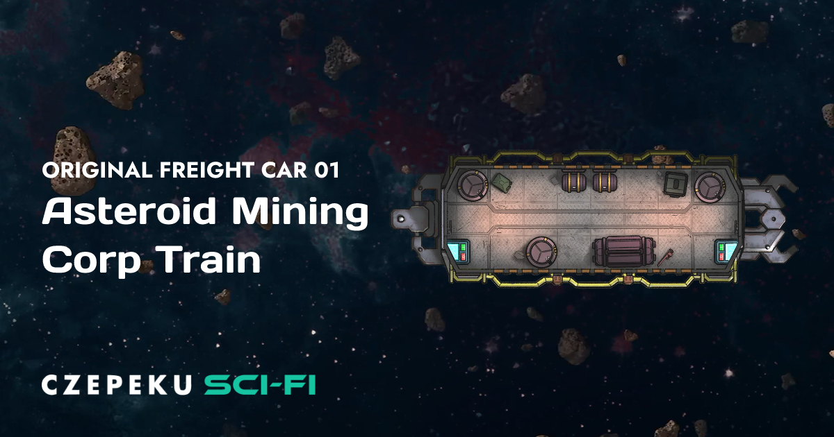 Asteroid Mining Corp Train | Czepeku Sci-Fi Maps