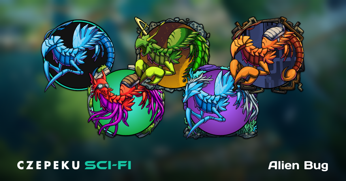 Alien Bug Token Builder | Customize and Randomize Czepeku Tokens