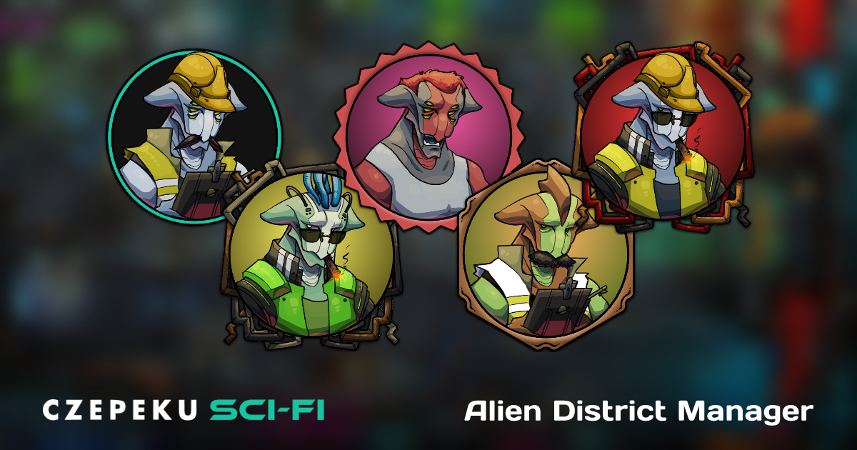 Alien District Manager Token Builder | Customize and Randomize Czepeku ...
