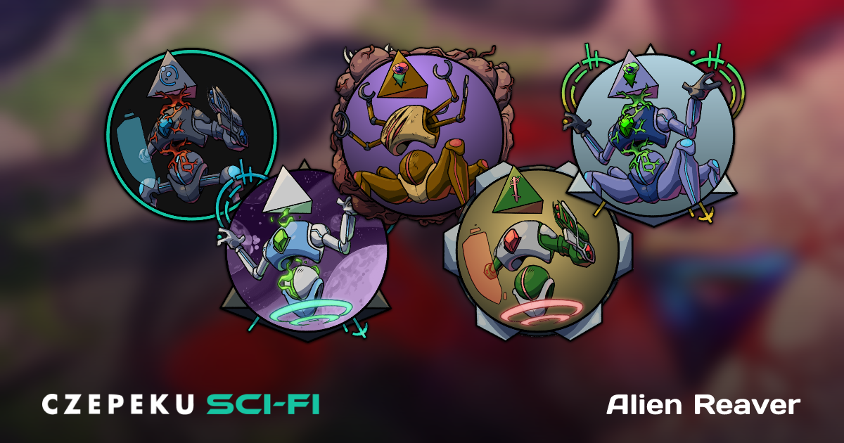 Alien Reaver Token Builder | Customize and Randomize Czepeku Tokens