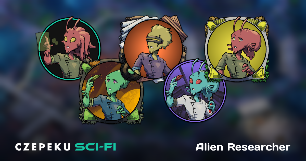 Alien Researcher Token Builder | Customize and Randomize Czepeku Tokens