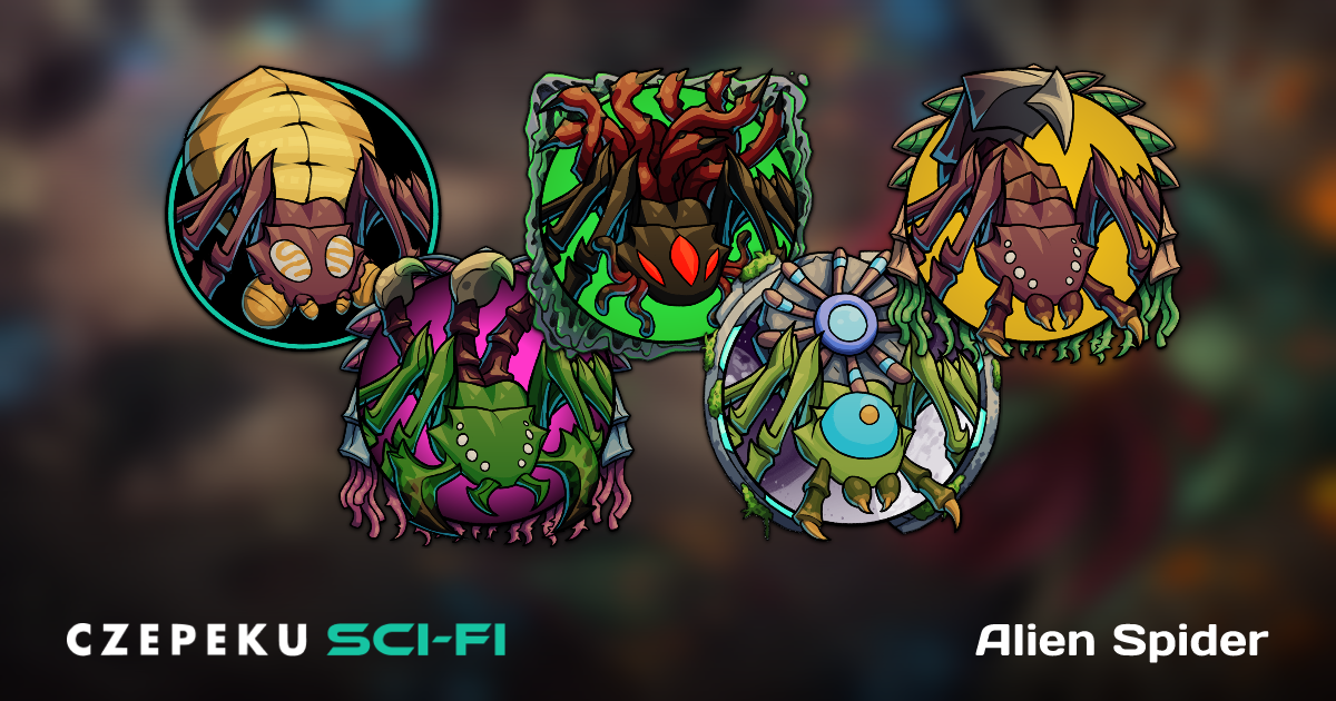 Alien Spider Token Builder | Customize and Randomize Czepeku Tokens