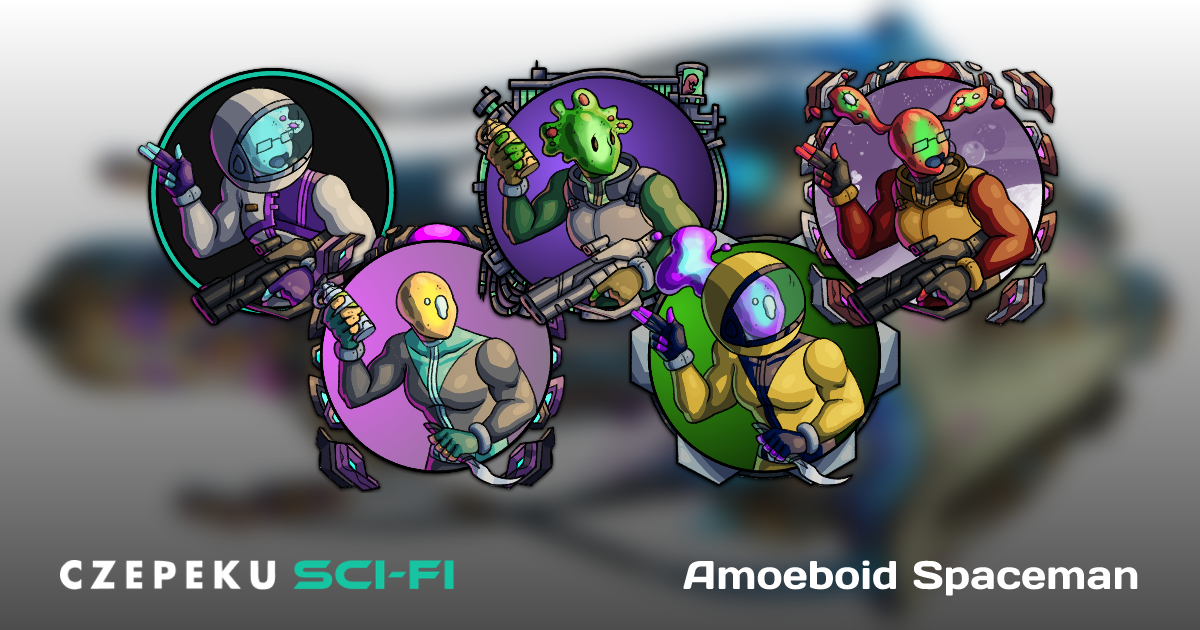 Amoeboid Spaceman Token Builder | Customize and Randomize Czepeku Tokens