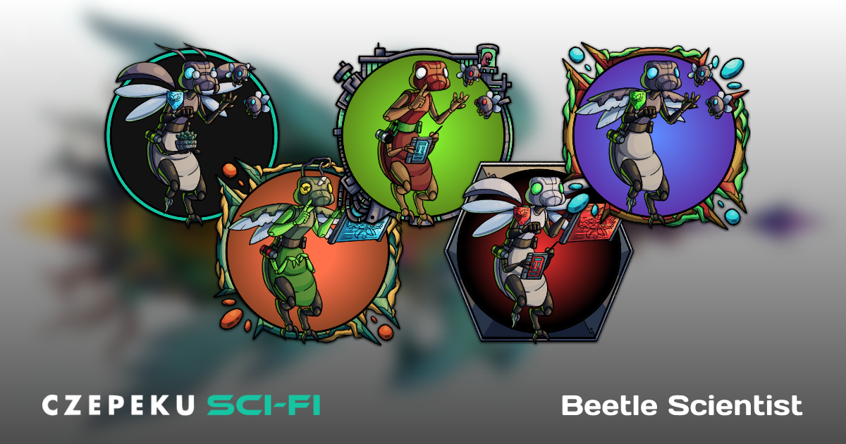 Beetle Scientist Token Builder | Customize and Randomize Czepeku Tokens