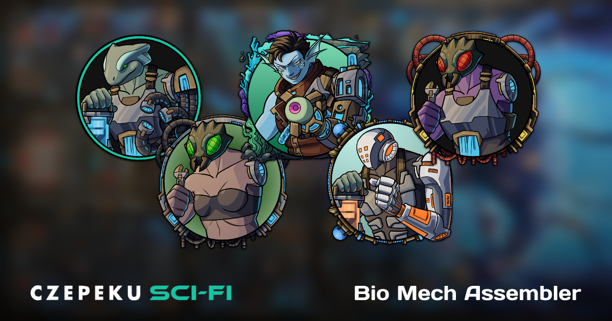 Bio Mech Assembler Token Builder | Customize and Randomize Czepeku Tokens