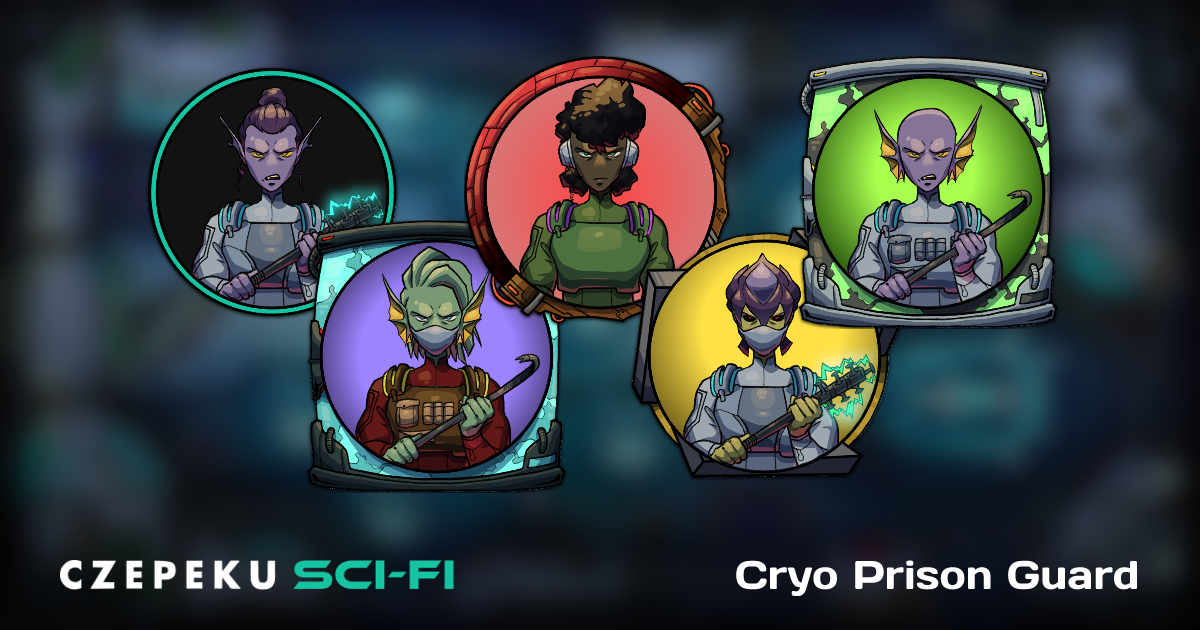 Cryo Prison Guard Token Builder | Customize and Randomize Czepeku Tokens