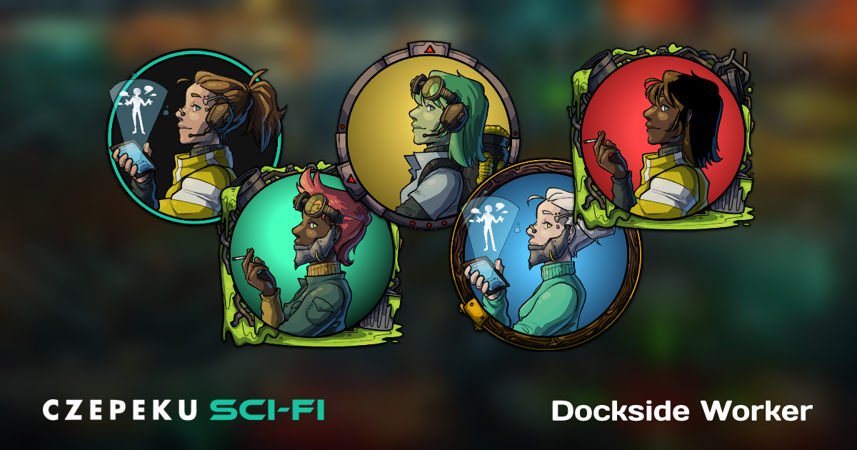 Dockside Worker Token Builder | Customize and Randomize Czepeku Tokens