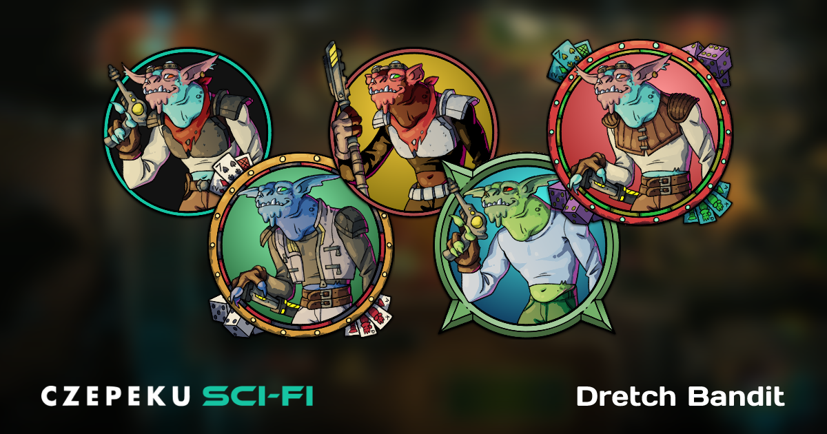 Dretch Bandit Token Builder | Customize and Randomize Czepeku Tokens