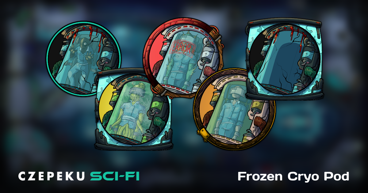 Frozen Cryo Pod Token Builder | Customize and Randomize Czepeku Tokens