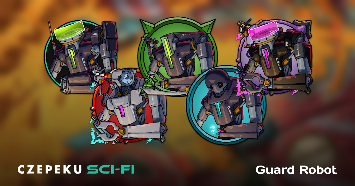 Guard Robot Token Builder | Customize and Randomize Czepeku Tokens