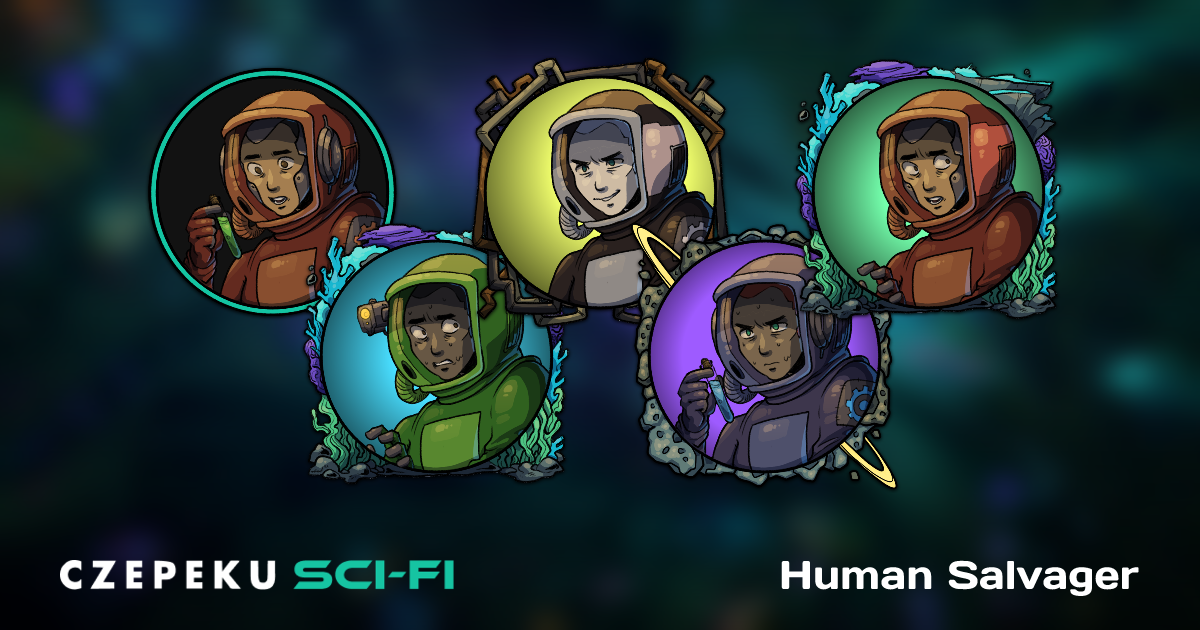 Human Salvager Token Builder | Customize and Randomize Czepeku Tokens