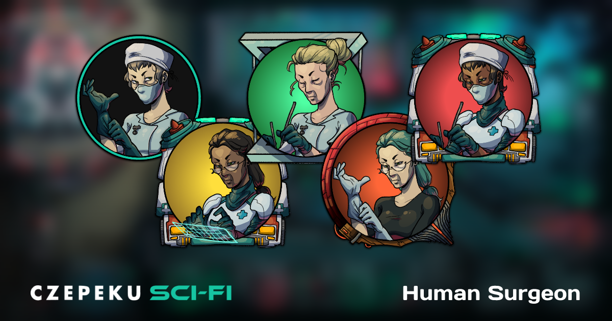 Human Surgeon Token Builder | Customize and Randomize Czepeku Tokens