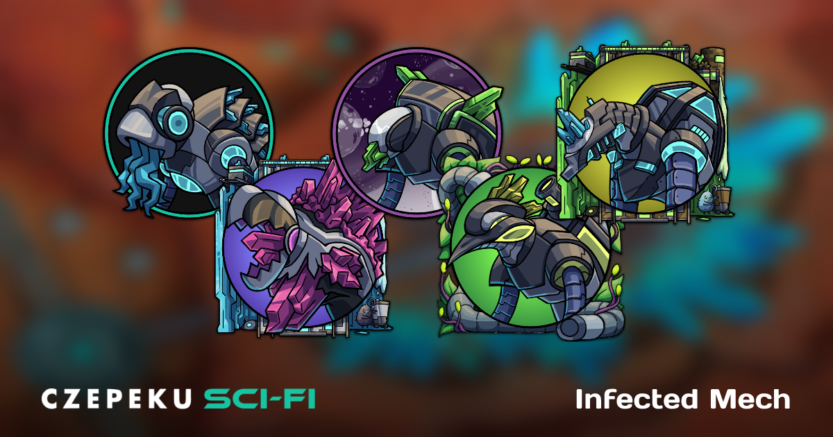Infected Mech Token Builder | Customize and Randomize Czepeku Tokens