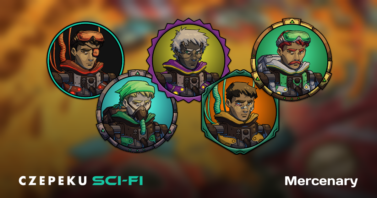 Mercenary Token Builder | Customize and Randomize Czepeku Tokens