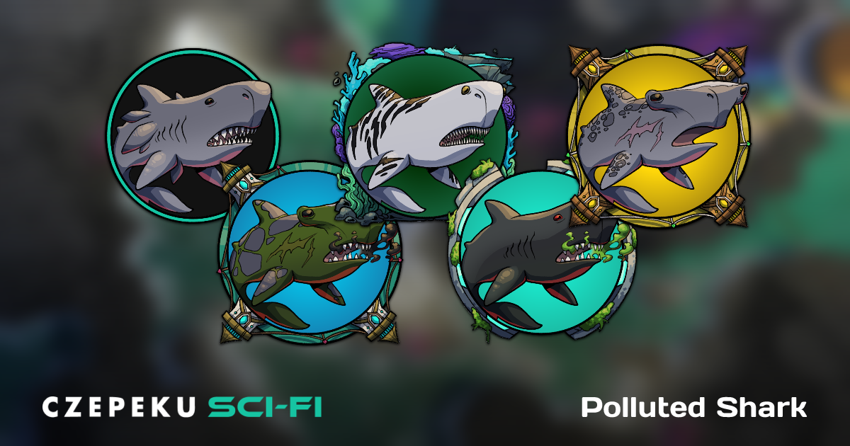 Polluted Shark Token Builder | Customize and Randomize Czepeku Tokens