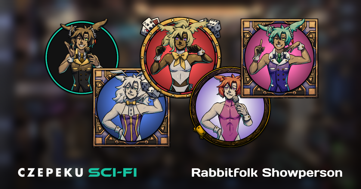 Rabbitfolk Showperson Token Builder | Customize and Randomize Czepeku ...