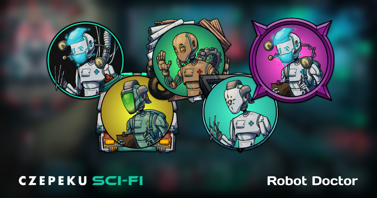Robot Doctor Token Builder | Customize and Randomize Czepeku Tokens