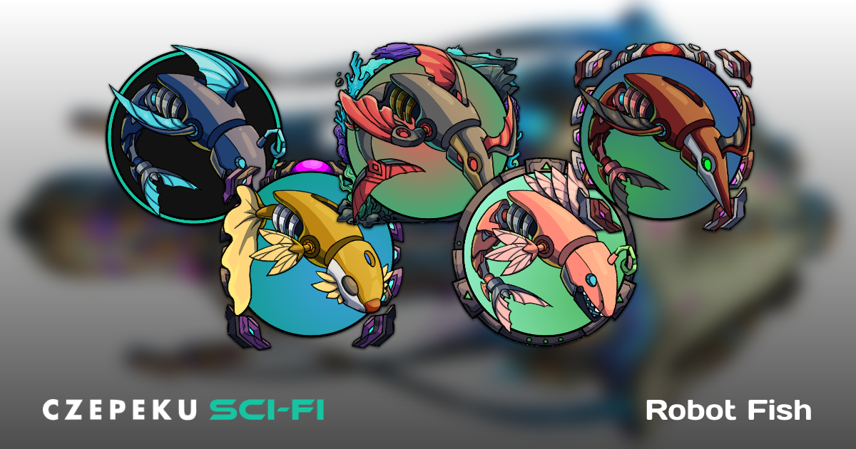 Robot Fish Token Builder | Customize and Randomize Czepeku Tokens