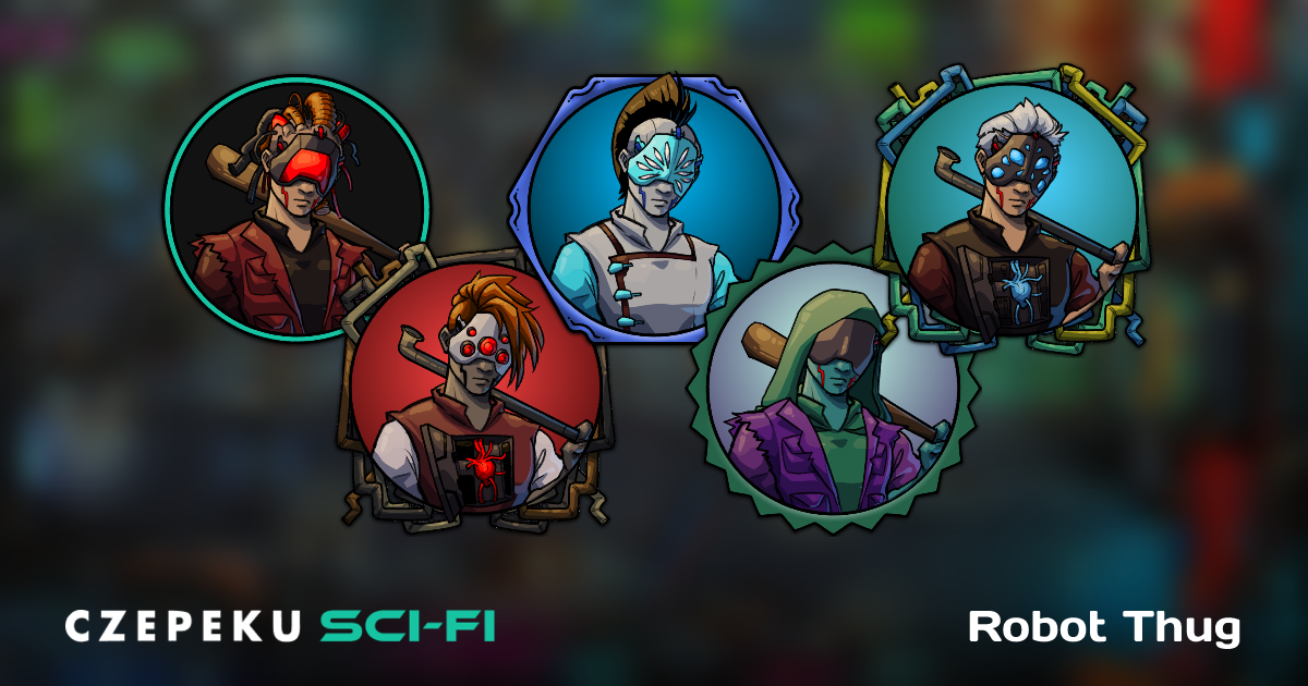 Robot Thug Token Builder | Customize and Randomize Czepeku Tokens