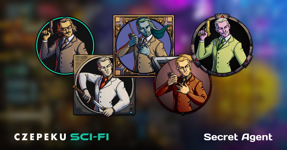 Secret Agent Token Builder | Customize and Randomize Czepeku Tokens