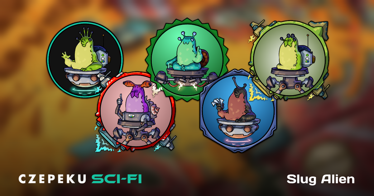 Slug Alien Token Builder | Customize and Randomize Czepeku Tokens
