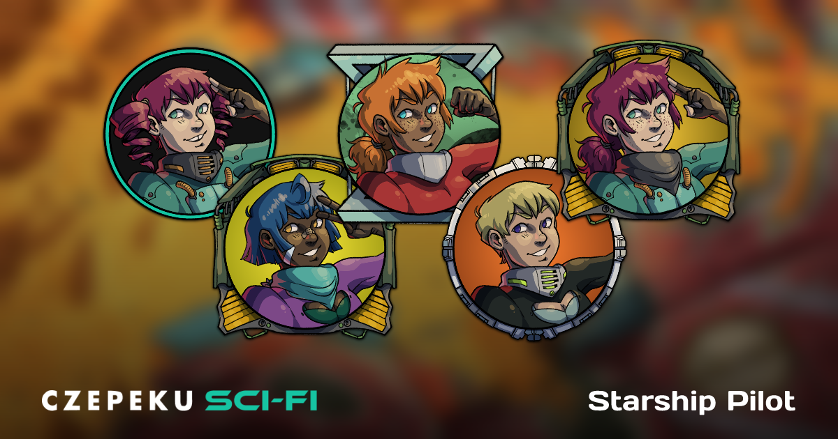 Starship Pilot Token Builder | Customize and Randomize Czepeku Tokens