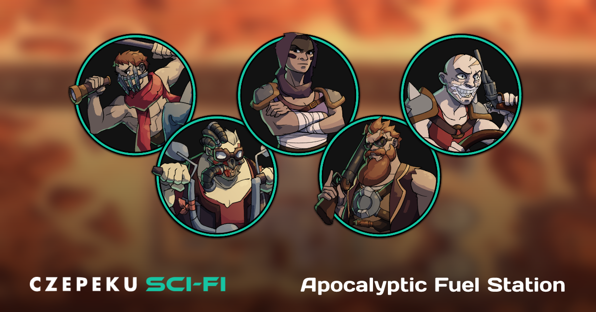 Apocalyptic Fuel Station Token Pack | Hand-Drawn Sci-Fi RPG Tokens by ...