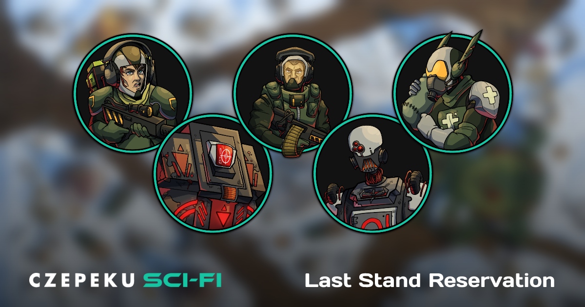 Last Stand Reservation Token Pack | Hand-Drawn Sci-Fi RPG Tokens by Czepeku