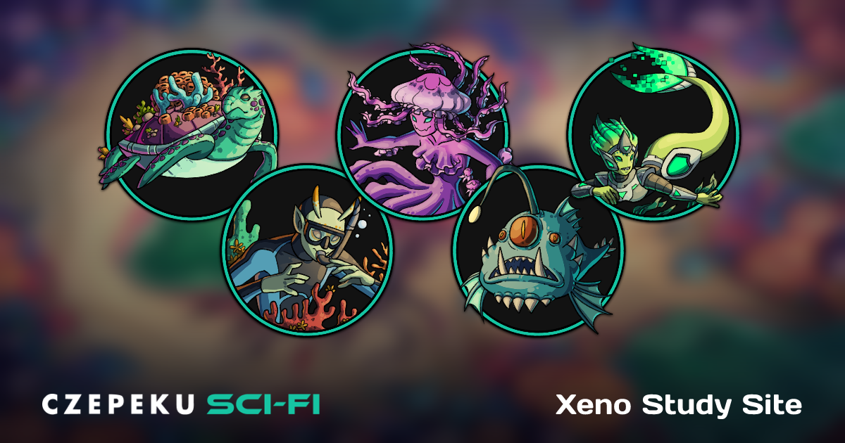 Xeno Study Site Token Pack | Hand-Drawn Sci-Fi RPG Tokens by Czepeku